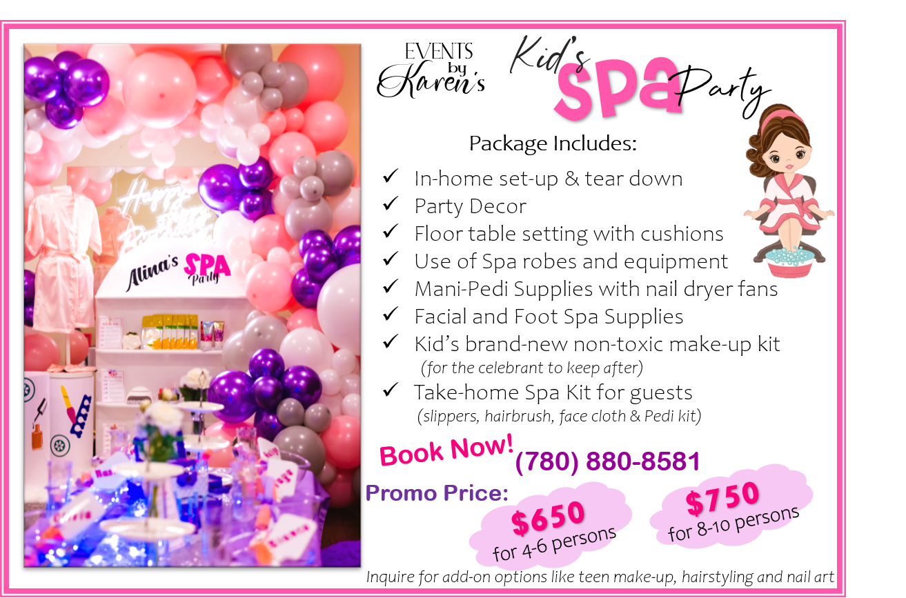 Party Packages – Events By Karen